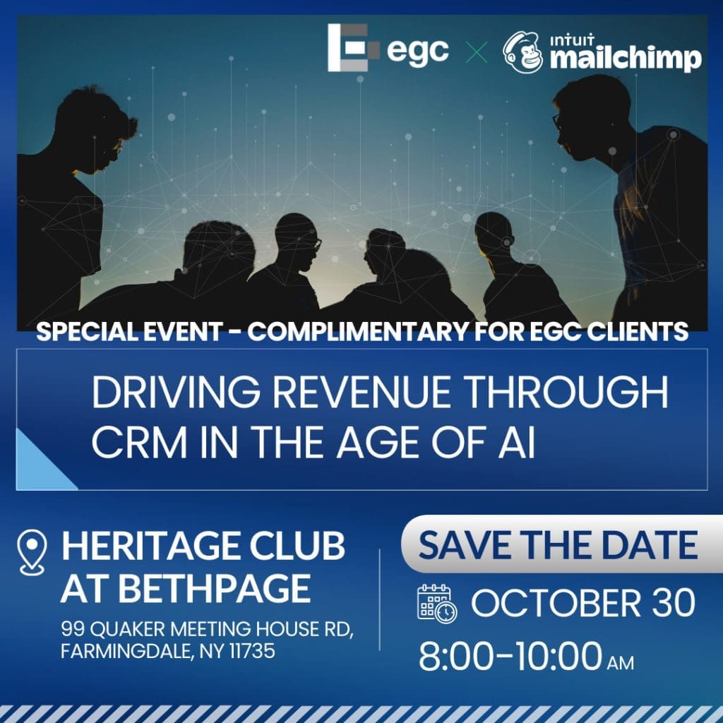 EGC Presents: “Driving Revenue Through CRM in the Age of AI” - EGC Group